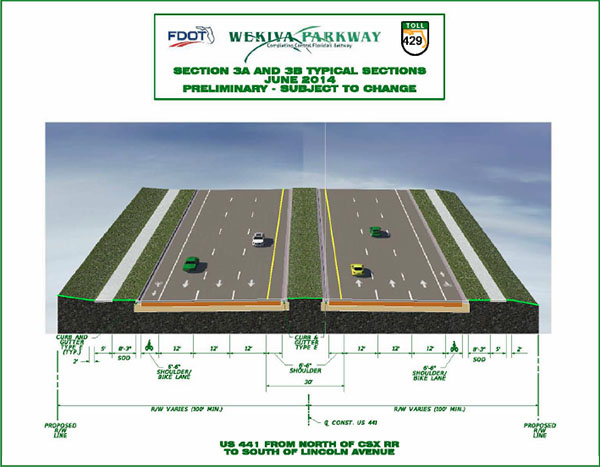 Wekiva Parkway - FDOT Sections